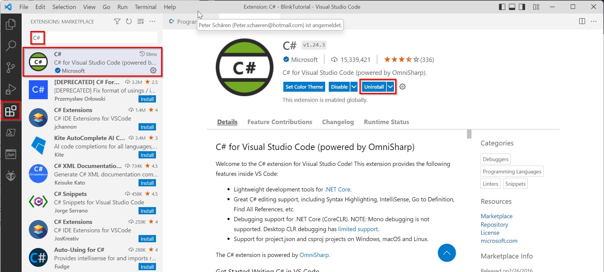 Raspi – Software development with Visual Studio Code, C# and .NET 6, Debugging – Peter Schärens Blog