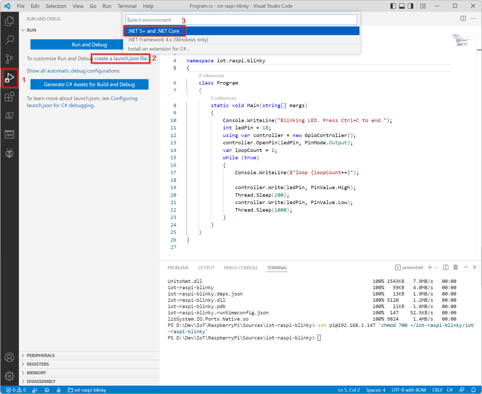 Raspi – Software development with Visual Studio Code, C# and .NET 6 ...